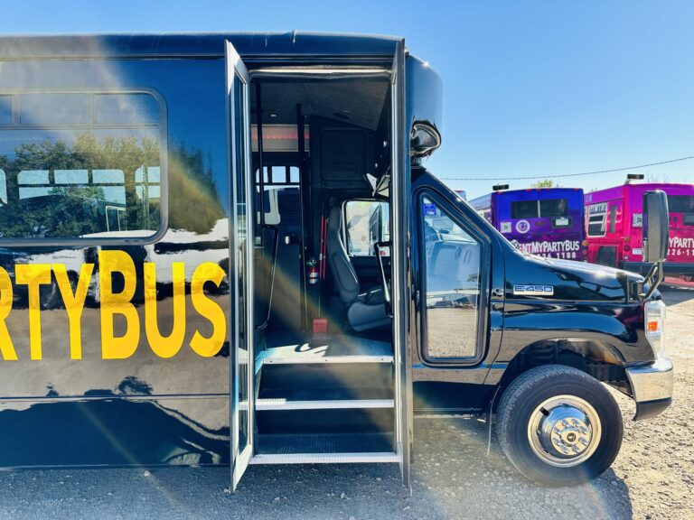 Party Buses - Golden Bachelor Party Bus - Rent My Party Bus