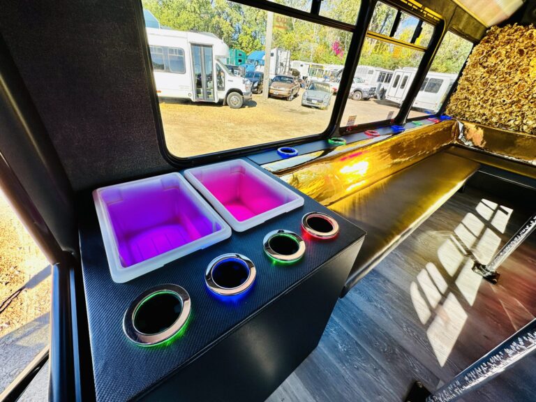 Party Buses - Golden Bachelor Party Bus - Rent My Party Bus